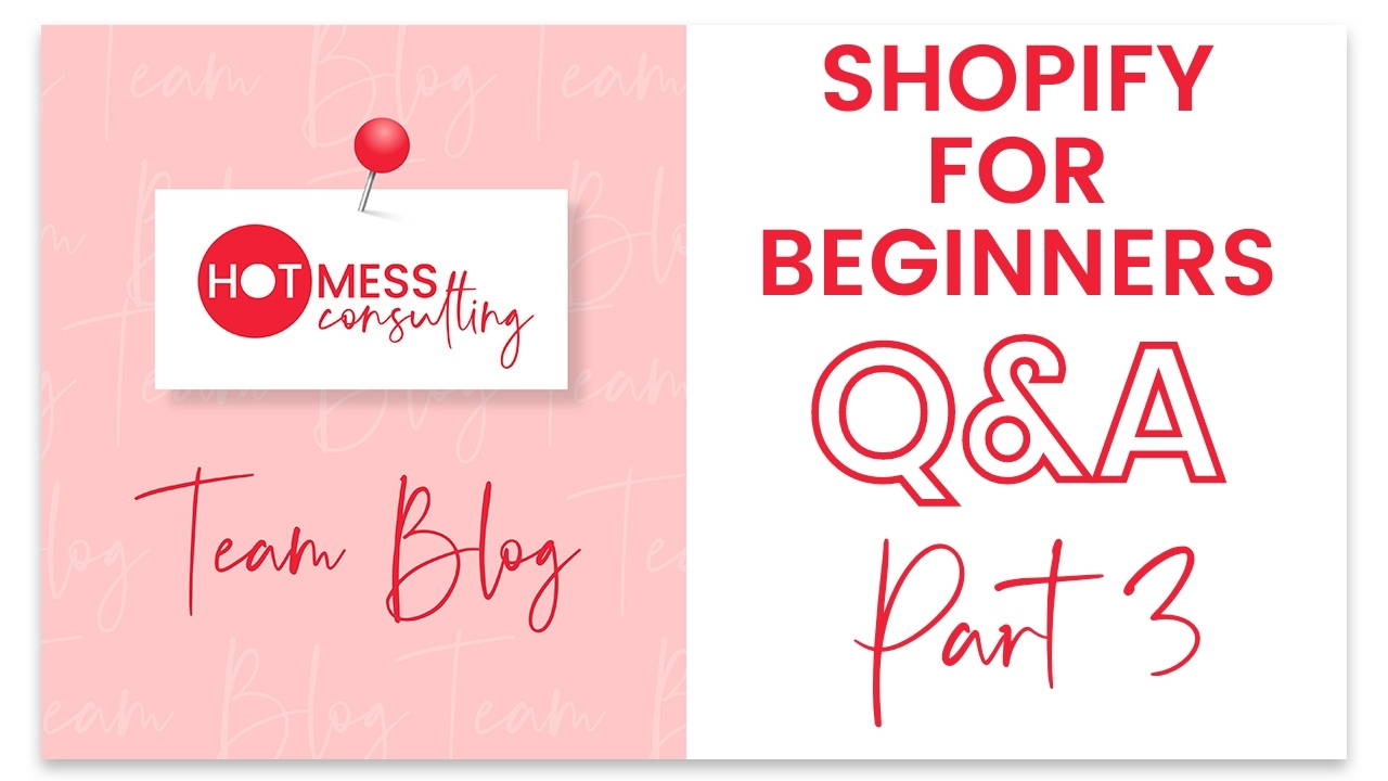 Shopify for Beginners Q&A Part 3 - How To Add a Product in Shopify ...